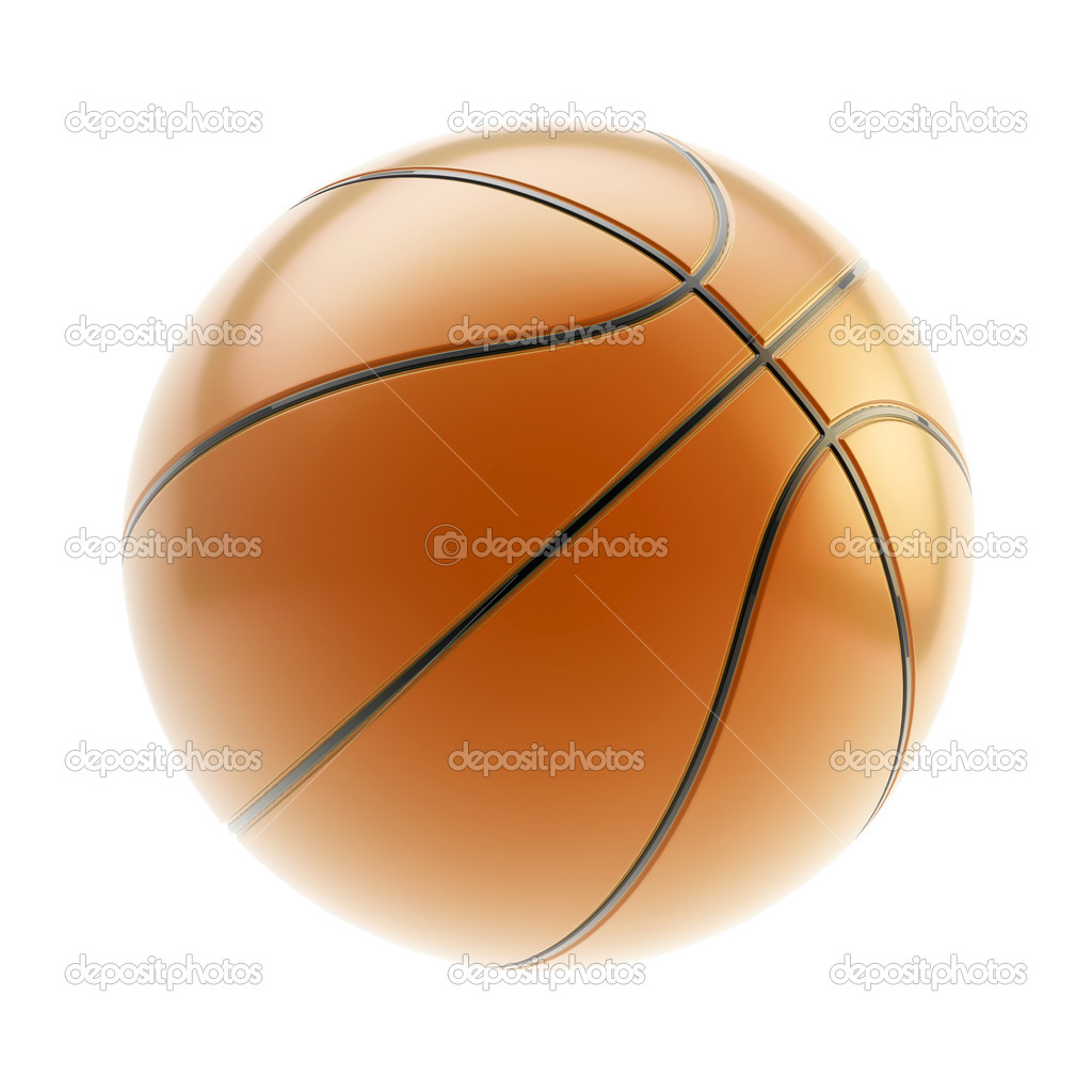 Basketball ball render isolated Stock Photo by ©exopixel 45855415