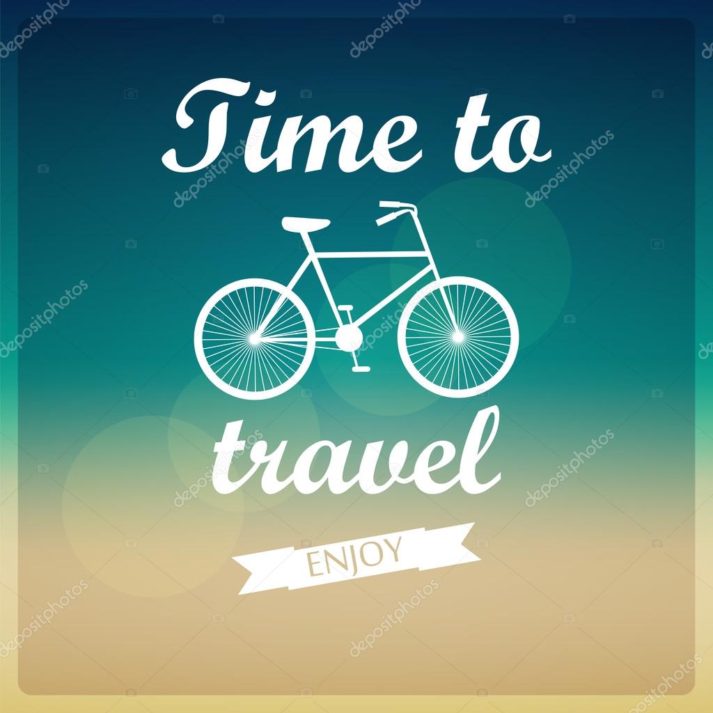 Vector background. Time to travel. Stock Vector Image by ©annakukhmar ...