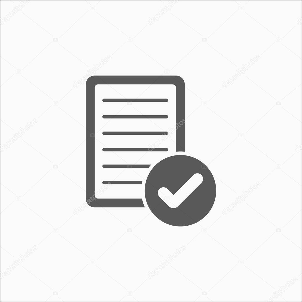 checklist icono vector ilustración 2022