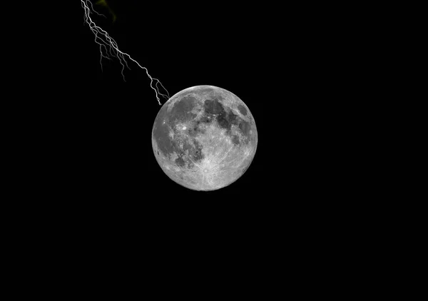 Full moon lightning Stock Photos, Royalty Free Full moon lightning ...