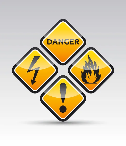 ᐈ Fire warning symbol stock vectors, Royalty Free fire warning sign ...