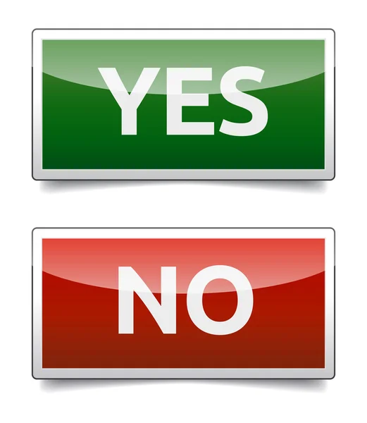 Yes or no Vector Art Stock Images | Depositphotos