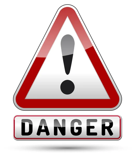 Exclamation mark danger triangle Stock Vector Image by ©akaprinay #46229155