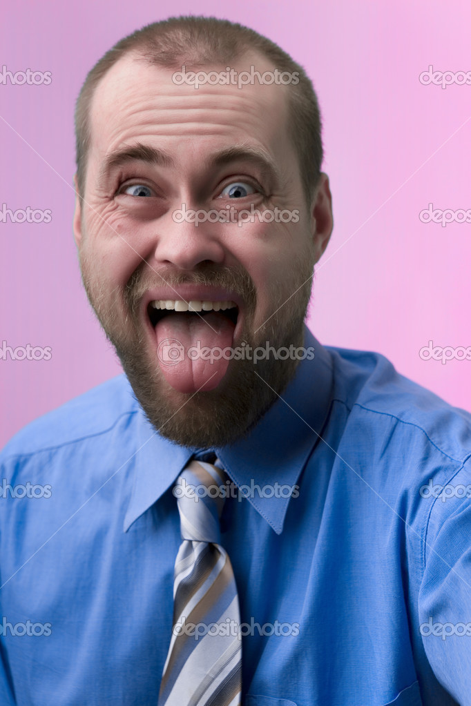 Man making why face — Stock Photo © Couperfield #30723125