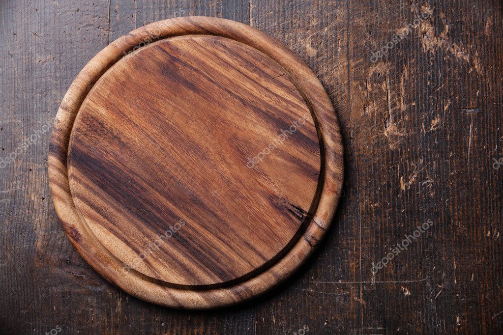 Round cutting board ⬇ Stock Photo, Image by © lisovskaya #37750377