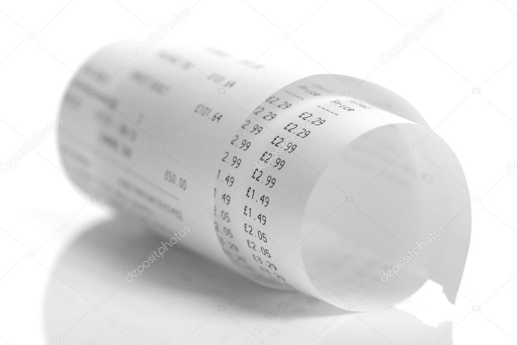 Shopping till reciept Stock Photo by ©BrianAJackson 24504265