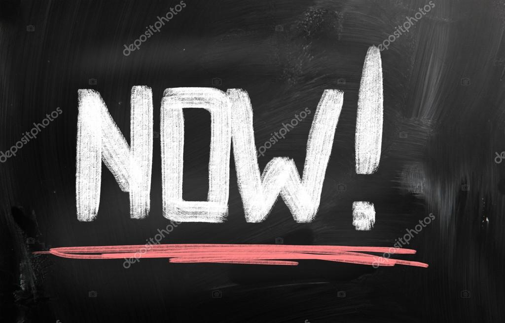 Now Concept — Stock Photo © nevenova #41729707