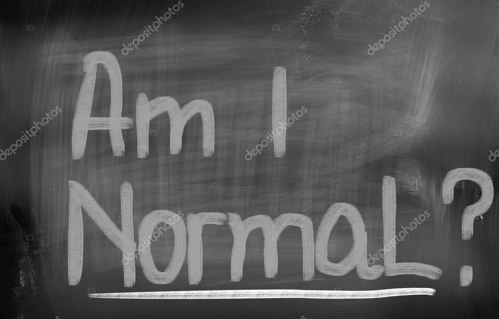 Am I Normal Concept — Stock Photo © nevenova #42044167