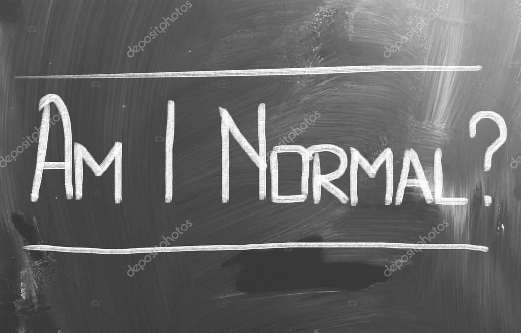 Am I Normal Concept — Stock Photo © nevenova #42044169