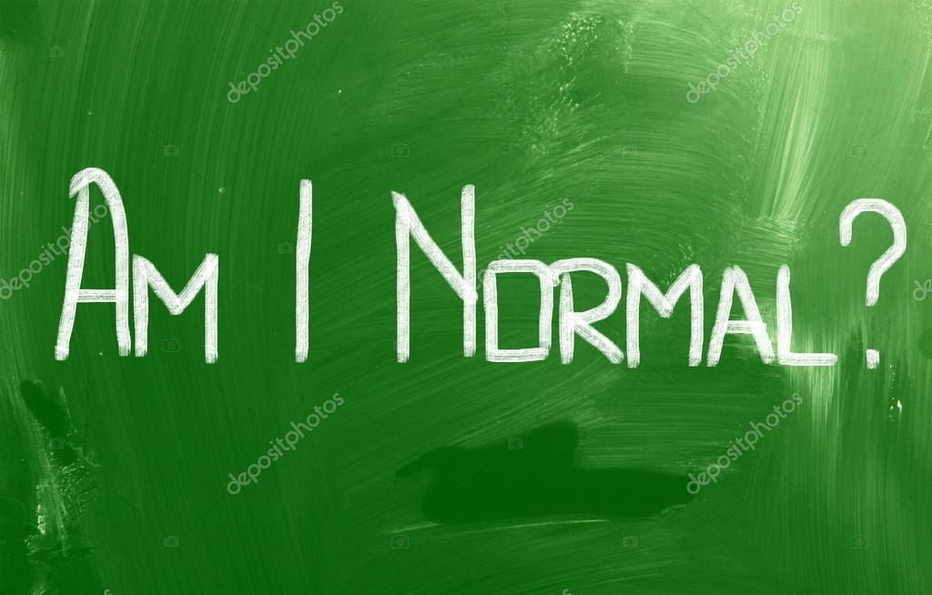 Am I Normal Concept — Stock Photo © nevenova #42044173