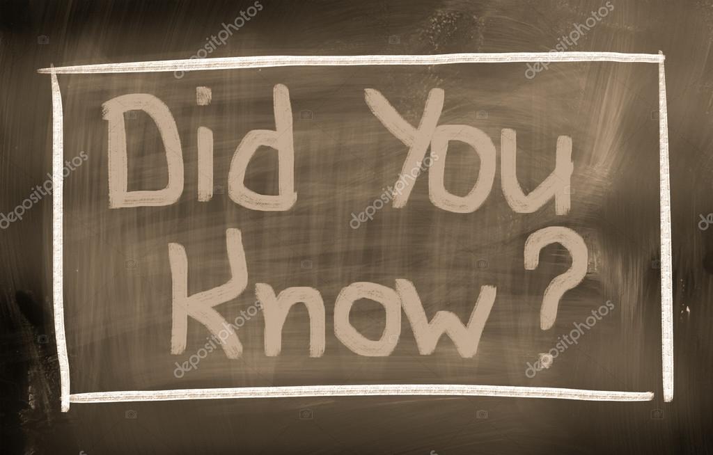 Did You Know Concept — Stock Photo © nevenova #47551801 Did You Know Concept — Stock Photo © nevenova #47551801