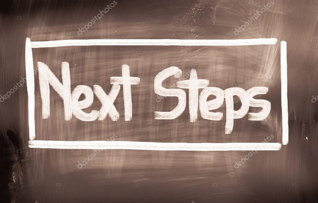 Nächste Schritte-Konzept — Stockfoto © nevenova #51519041