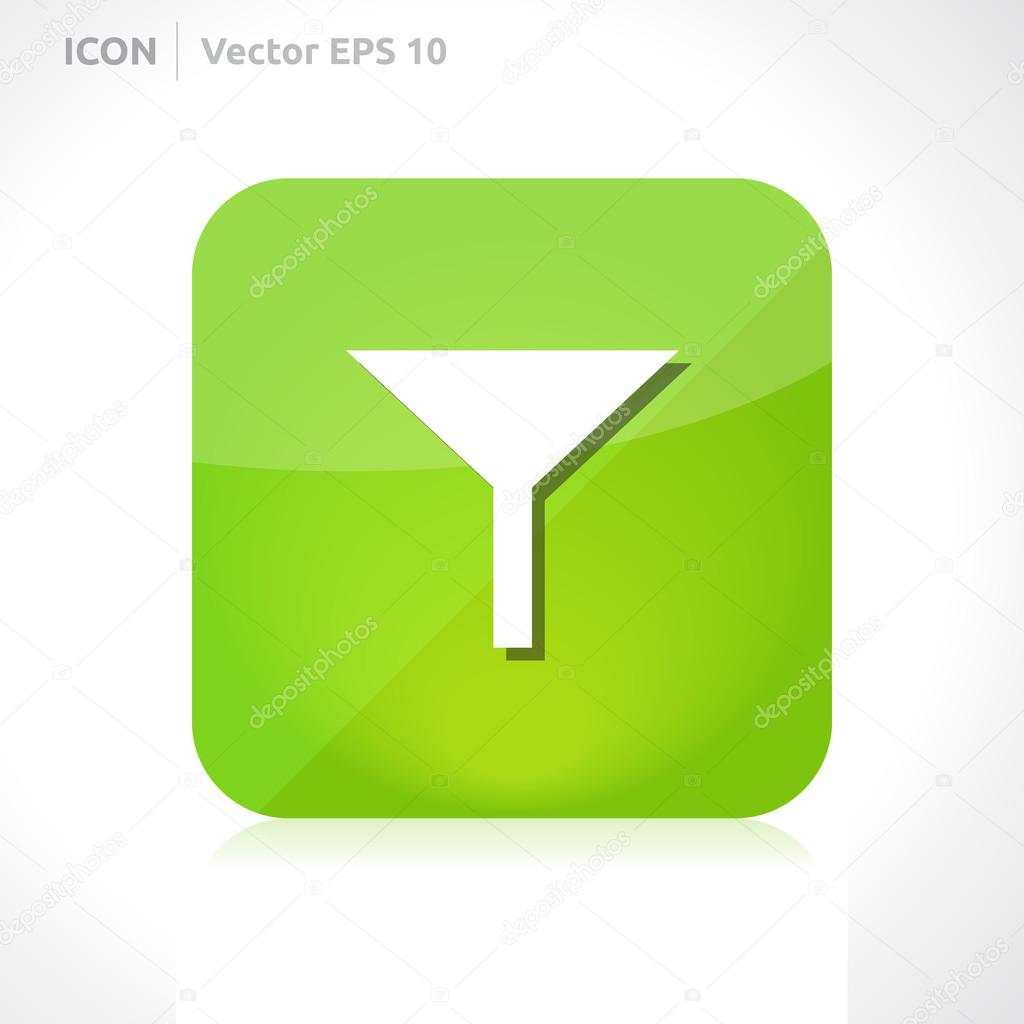 Filter icon Stock Vector Image by ©Betavid #49752825