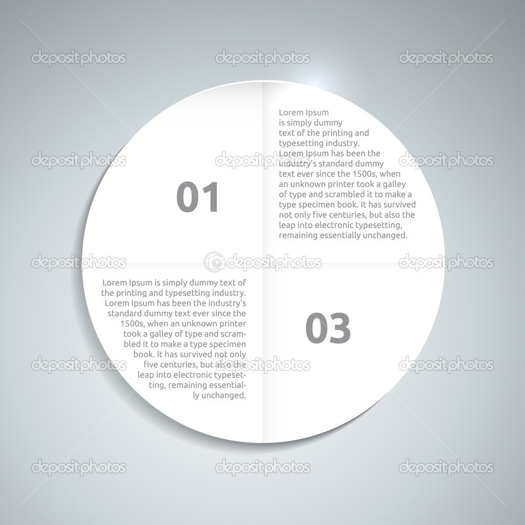 Infographic paper design template Stock Vector Image by ©Betavid #49768983