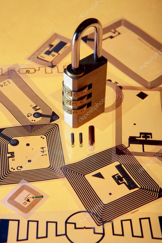 Cypher lock on RFID tags Stock Photo by ©andreynikolajew 49157609