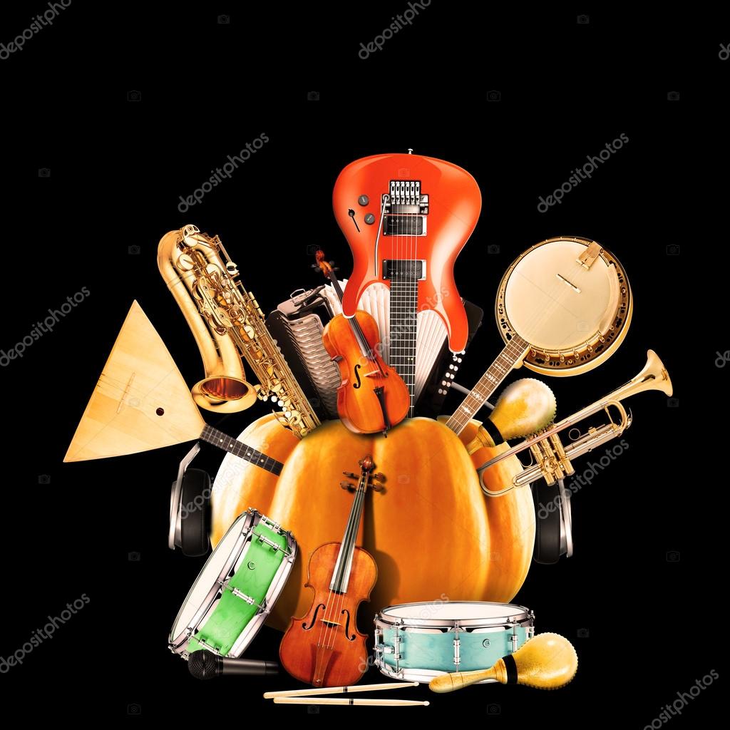Musical instruments, orchestra Stock Photo by ©dorian2013 42175255
