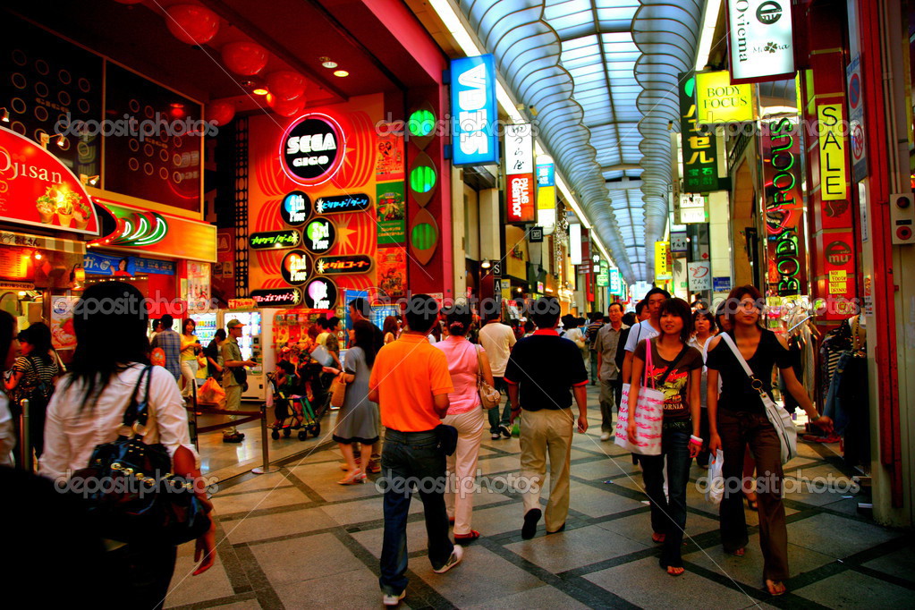 Shinsaibashi Osaka Dotonbori is the largest commercial pedestrian ...