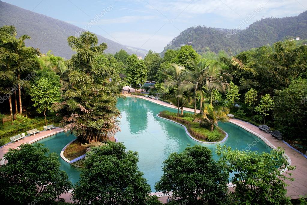Chongqing East Hot Springs Spa celestial Stock Photo by ©jingaiping ...