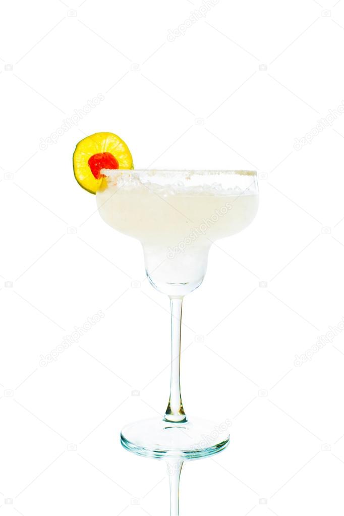 Colored cocktail on white background Stock Photo by ©brasoveanub 43021747