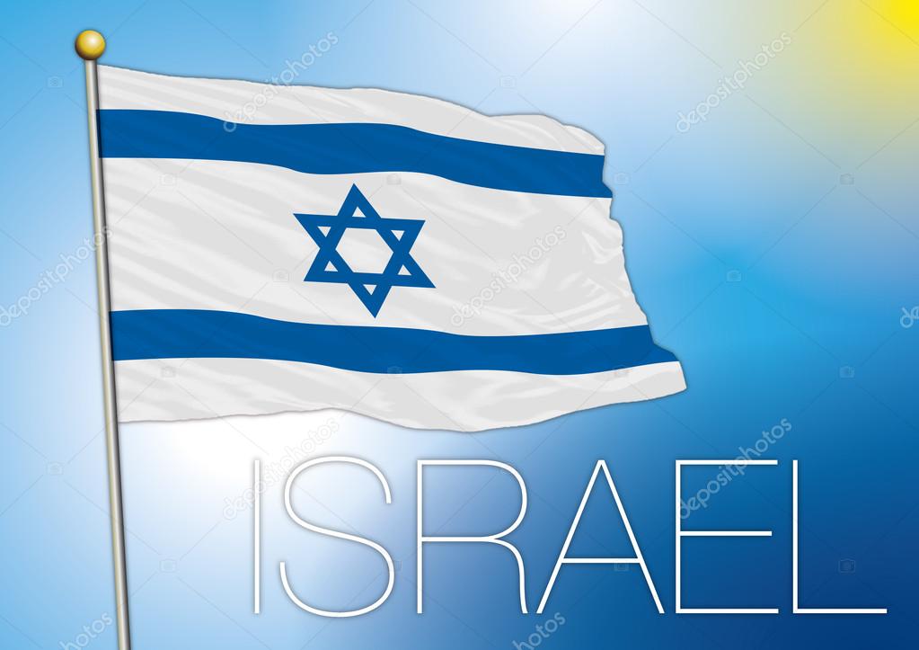 Israel flag Stock Vector by ©frizio 50023661