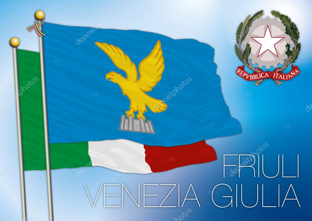 Friuli regional flag, italy — Stock Vector © frizio #51369291