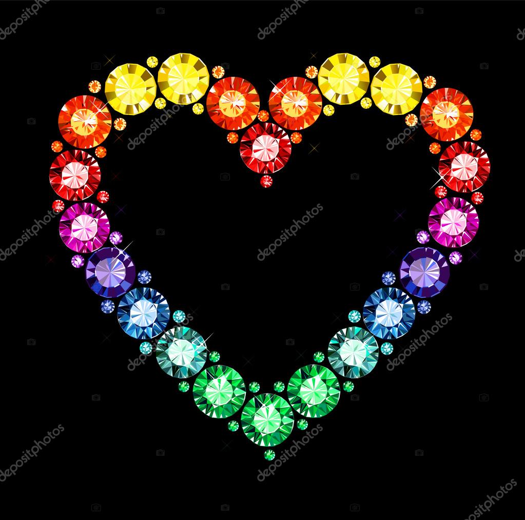 Gem Heart Stock Vector Image by ©dondreamy #39265663