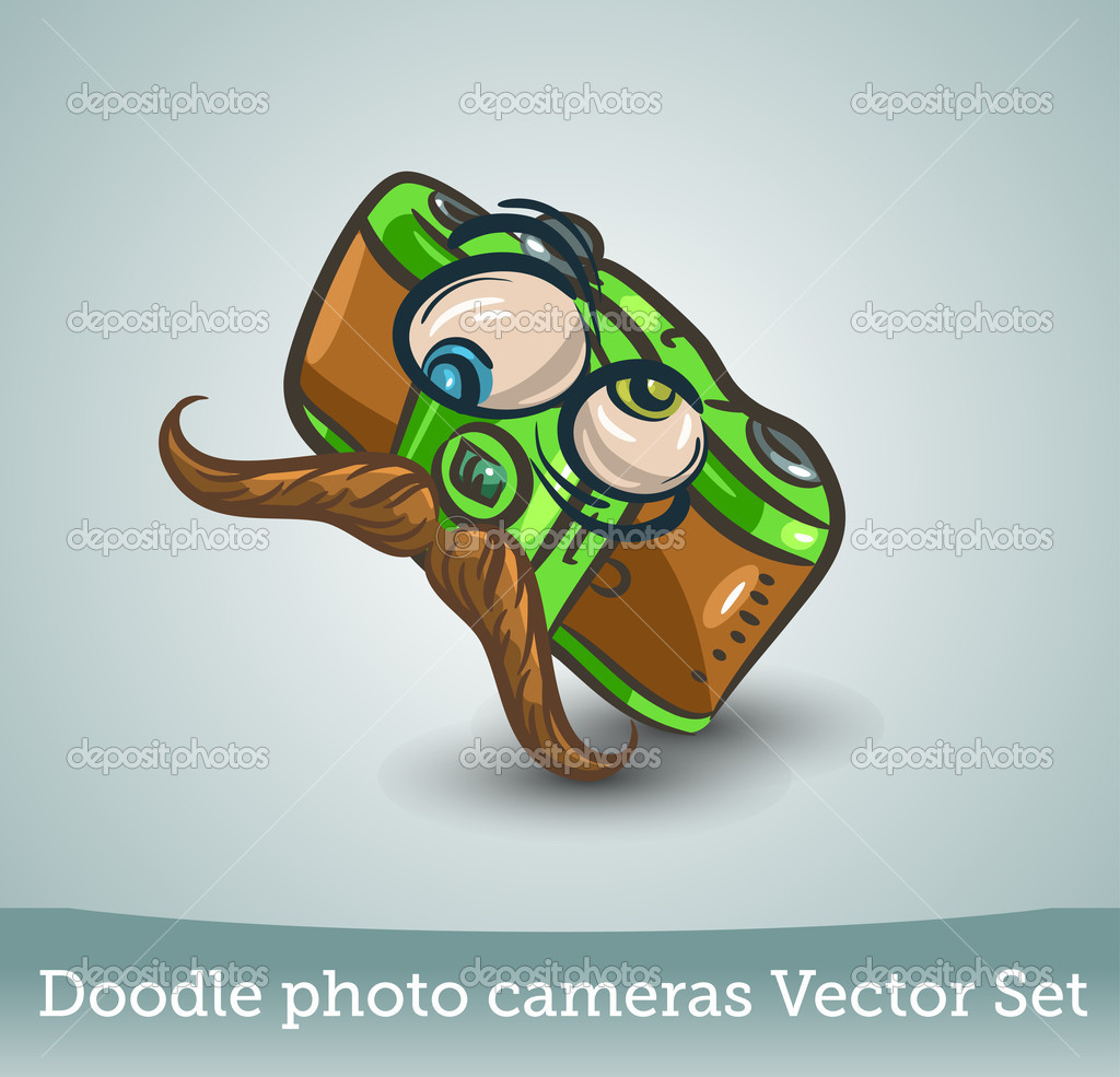 Funny photo camera Stock Vector Image by ©samoilik #29360641