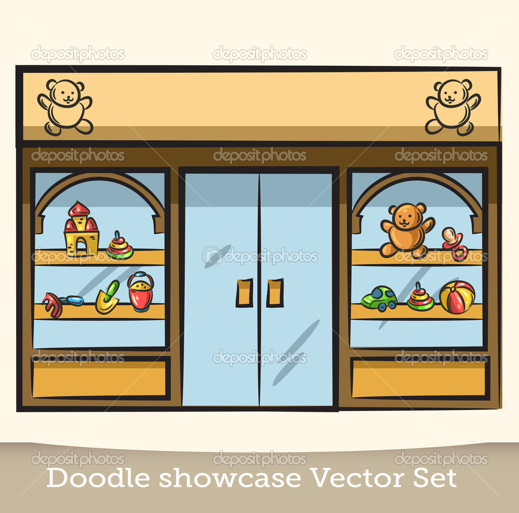 Doodle showcase vector set Stock Vector Image by ©samoilik #31009321