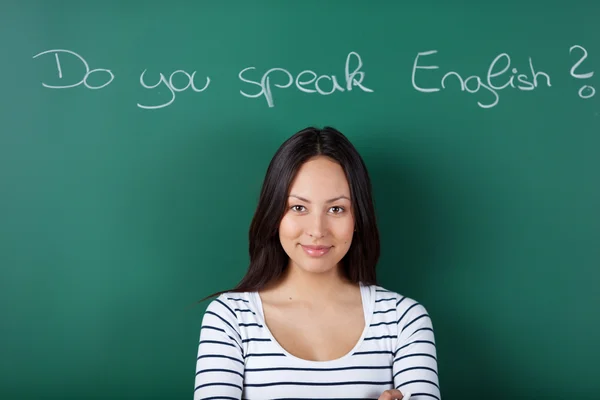Female student learning english - Stock Image - Everypixel