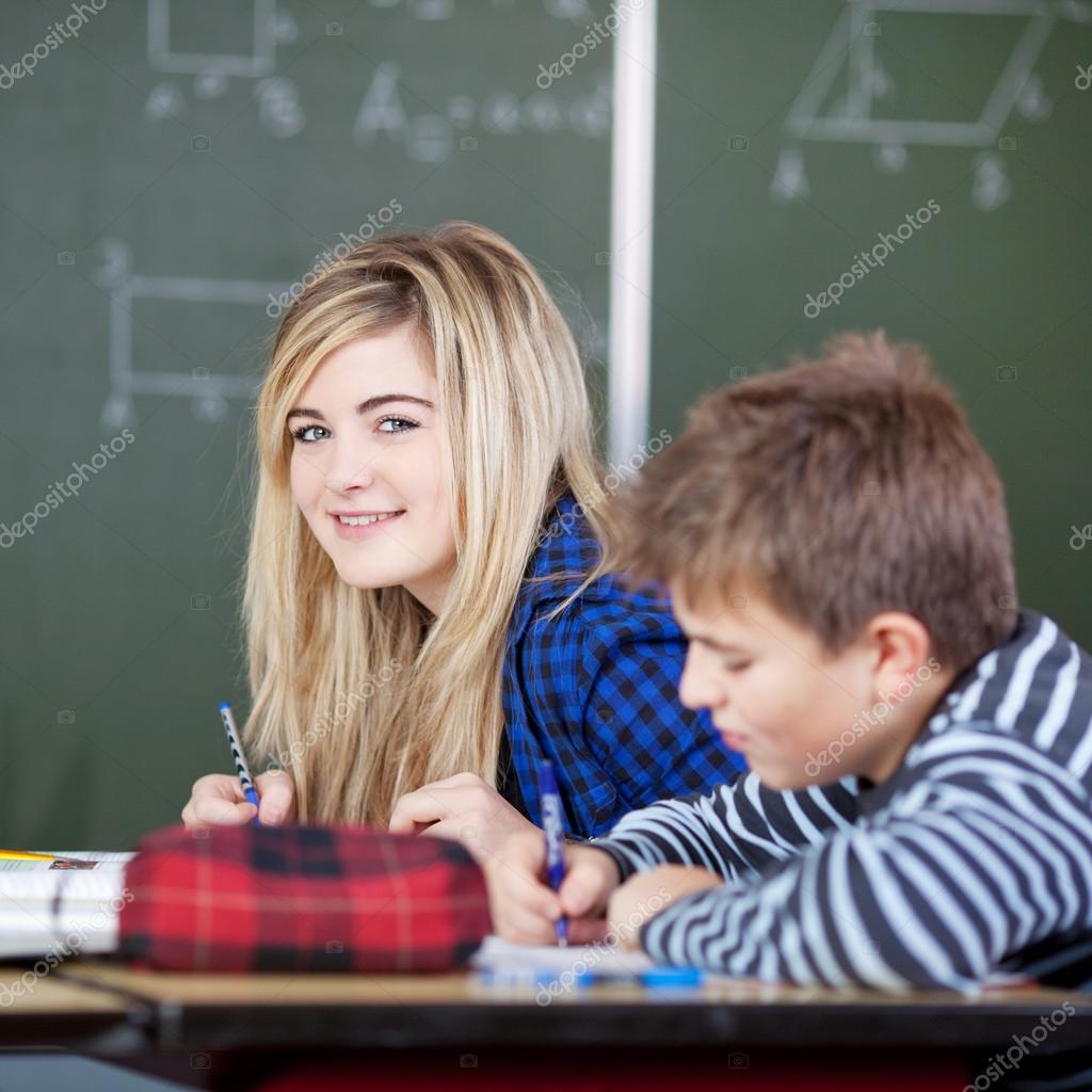 Students during lesson Stock Photo by ©racorn 27314169