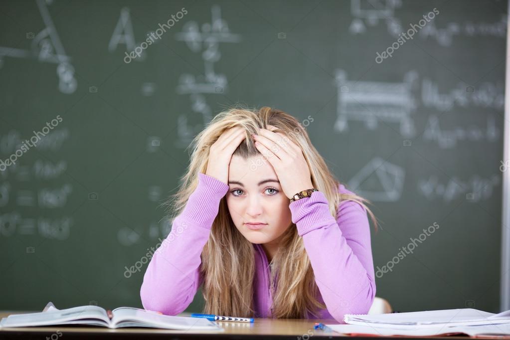 Student under stress — Stock Photo © racorn #27314675