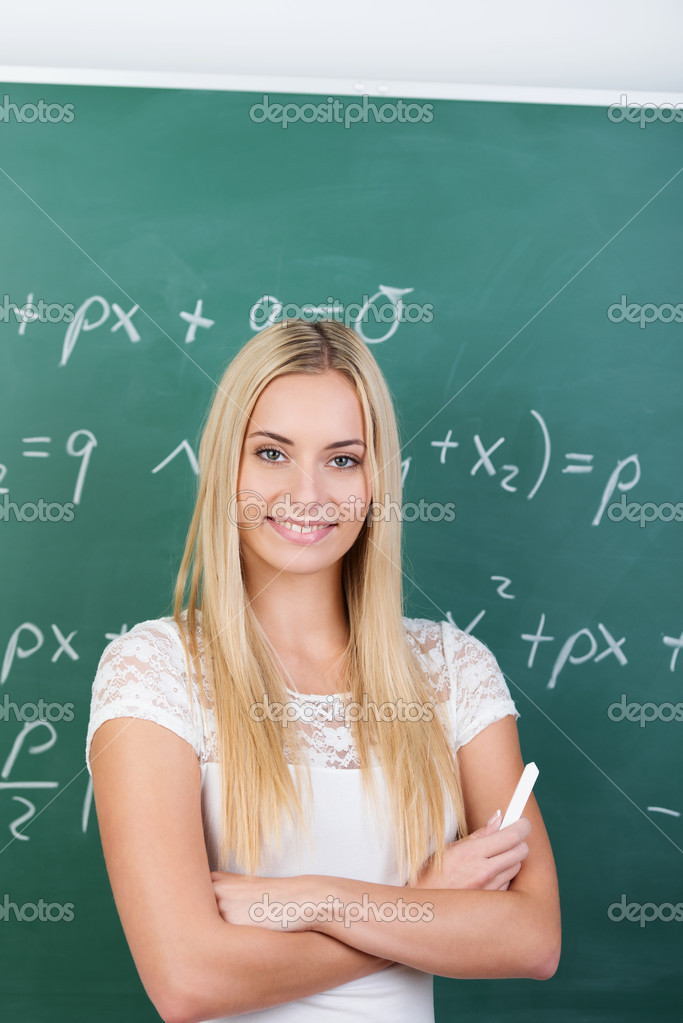 Confident young female student Stock Photo by ©racorn 32947001