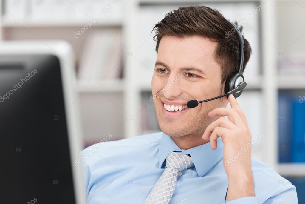 Male Call Center Agent