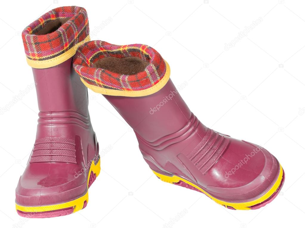 Kids rubber boots Stock Photo by ©SergeyS 47766395