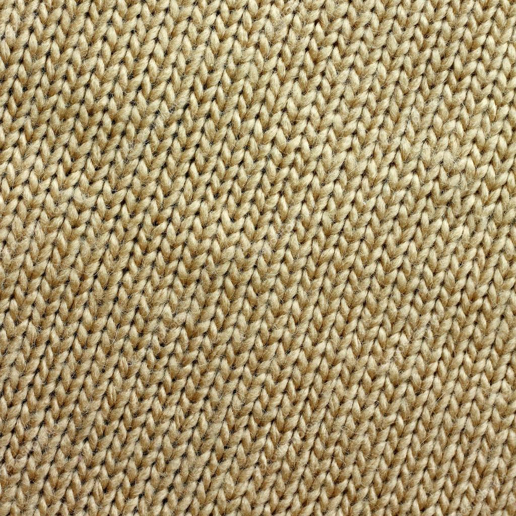Tan Knitted Tweed Fabric Square Background — Stock Photo © Christin ...