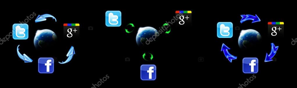 The logos of the most important social networks — Stock Editorial Photo ... The logos of the most important social networks — Stock Editorial Photo ...