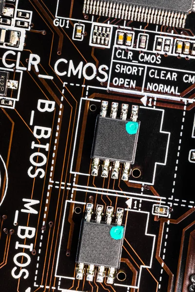 Dual chip BIOS close-up Stock Photo by ©Mark800 50079879