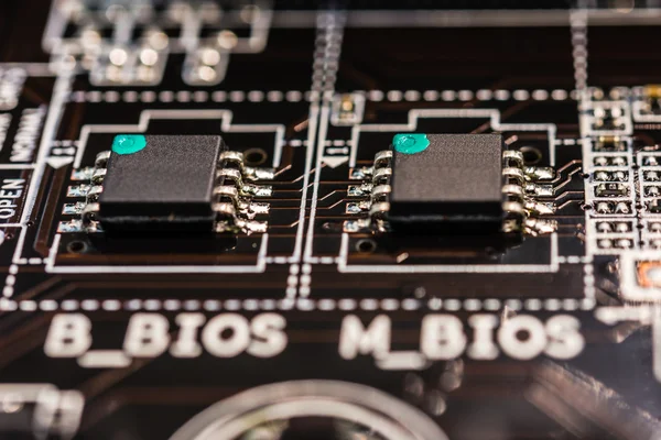 Dual chip BIOS close-up Stock Photo by ©Mark800 50079879