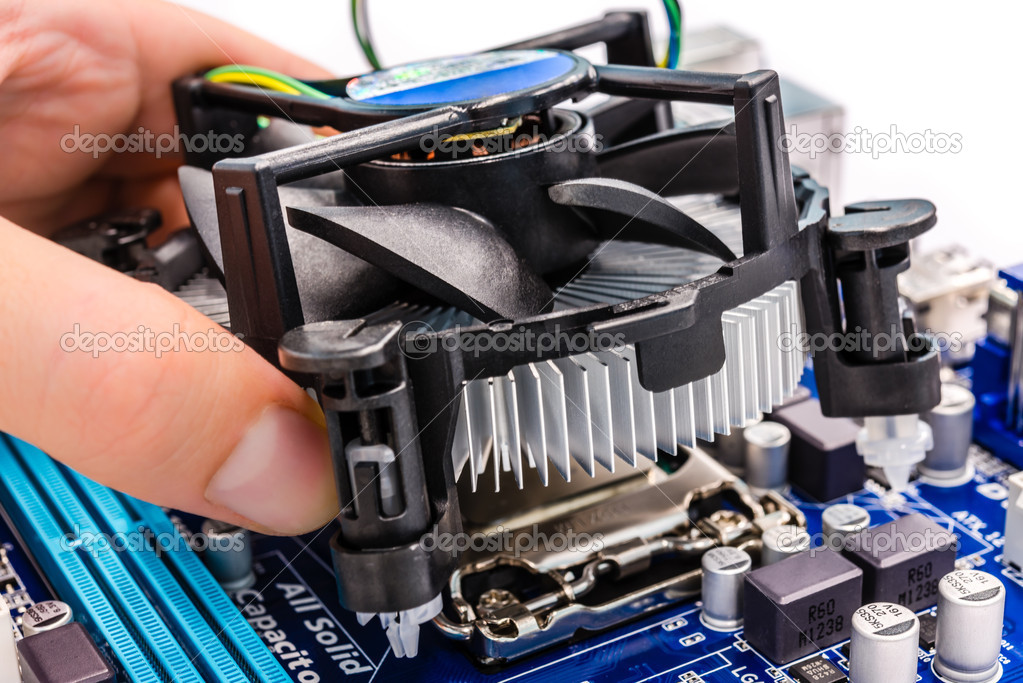 Installing CPU cooler Stock Photo by ©Mark800 50950653 Installing CPU cooler Stock Photo by ©Mark800 50950653