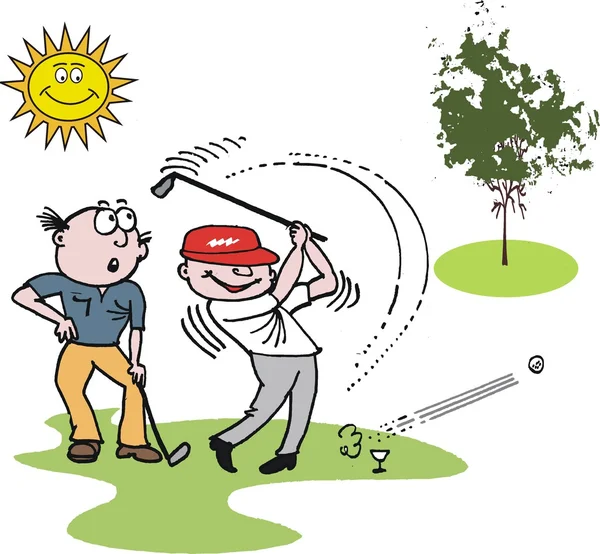 Golf cartoon Stock Vectors, Royalty Free Golf cartoon Illustrations ...