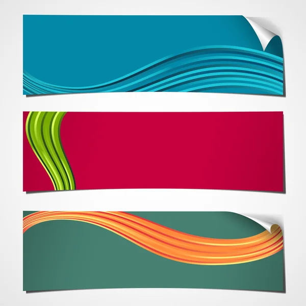 Color banners curled spring Stock Vector Image by ©yakstudio #38139843