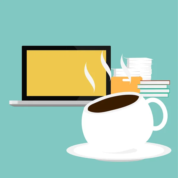 100,000 Coffee and computer Vector Images | Depositphotos
