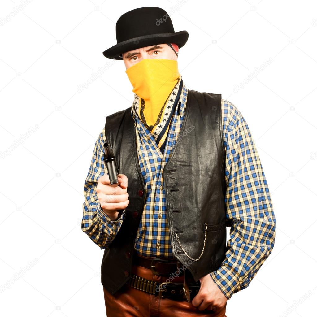 Wild west bank robbery Stock Photo by ©photo-deamles 25864065