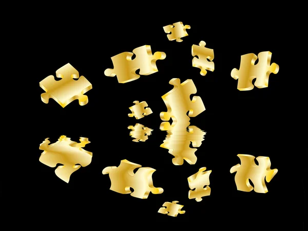 Gold jigsaw puzzle Stock Photos, Royalty Free Gold jigsaw puzzle Images ...