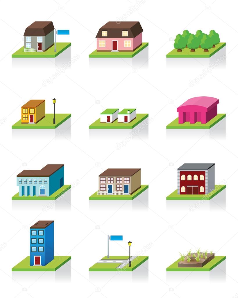 Vector Building Icon -- 3D Illustration Stock Vector by ©siuwing #26611587