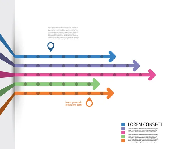 Timeline arrow — Stock Vector © siuwing #34430507