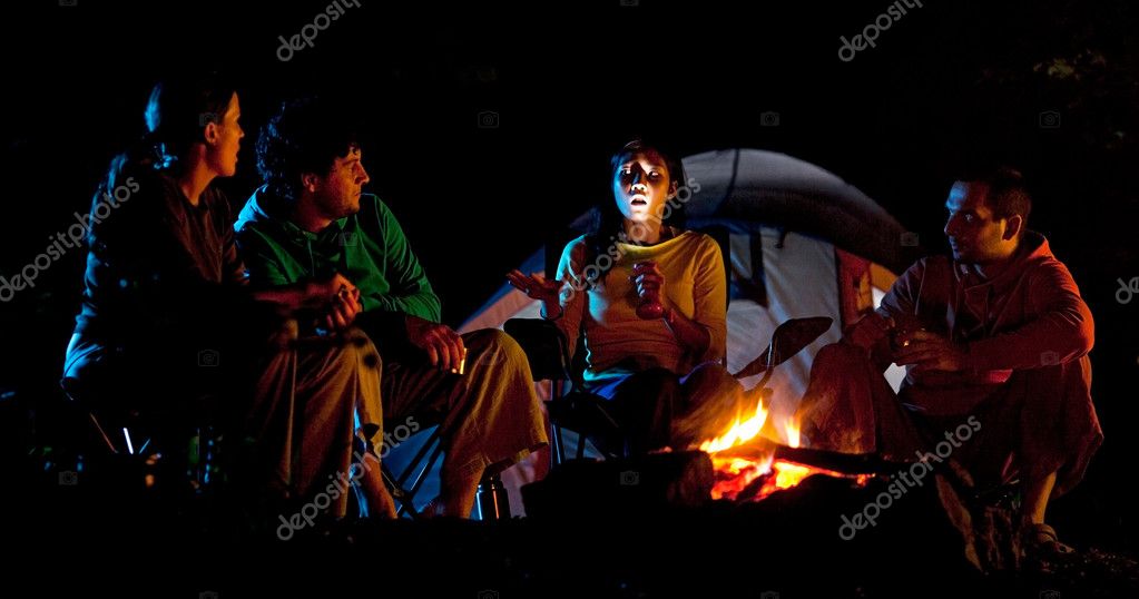 Scary Camping Stories Stock Photo by ©luminastock 25284433