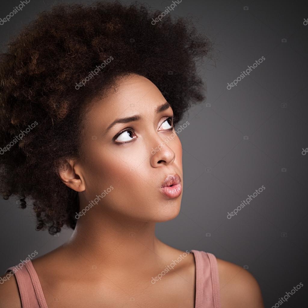 African Woman Whistling Stock Photo by ©luminastock 25309217