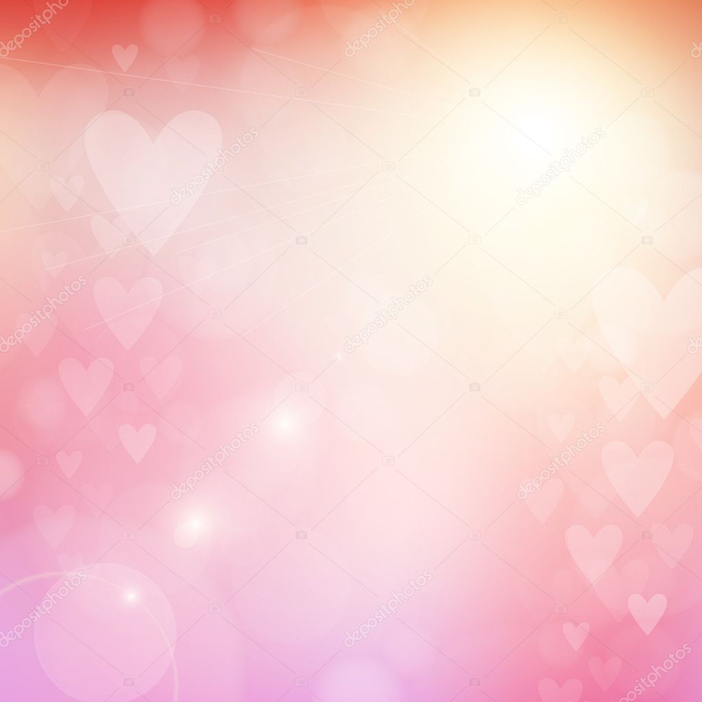 Heart blur background with bokeh lights Stock Vector by ©sputanski 40844545