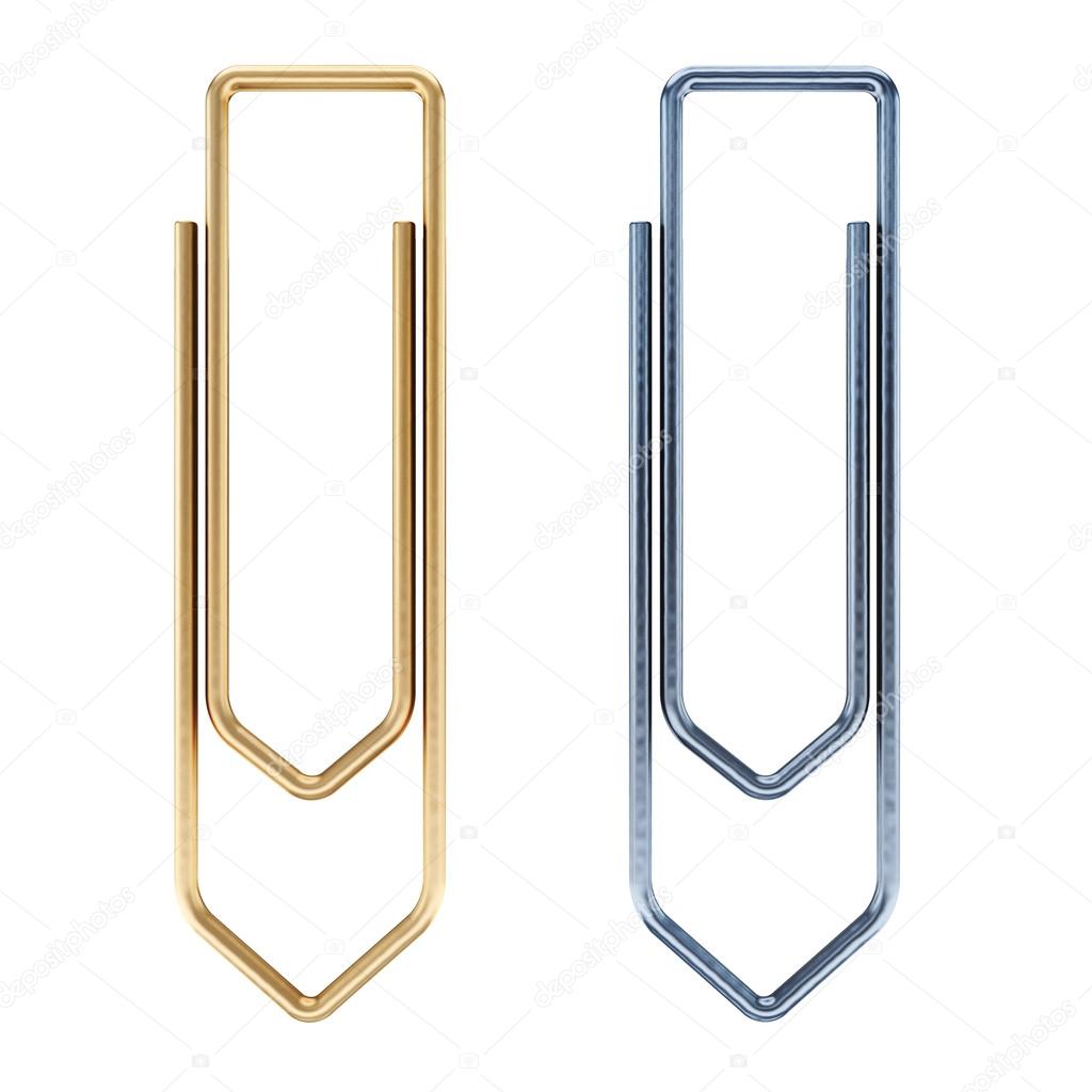Metal Paper Clip — Stock Photo © CorDesign #25201923